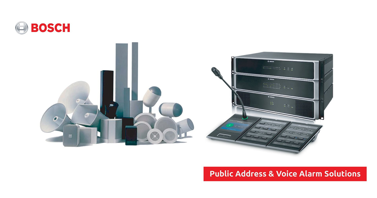 Bosch Public Address & Voice Alarm Solutions India