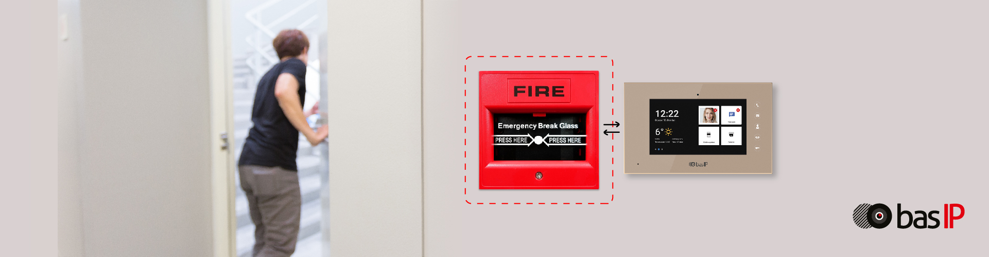 Integrating a Fire Alarm System with an IP Video Door Phone.